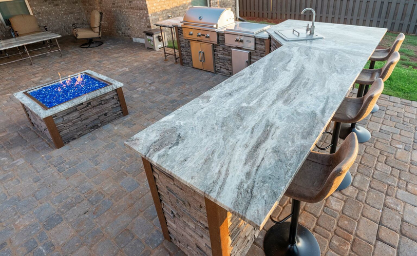Outdoor Kitchen Countertops: Selecting Durable Materials for the ...